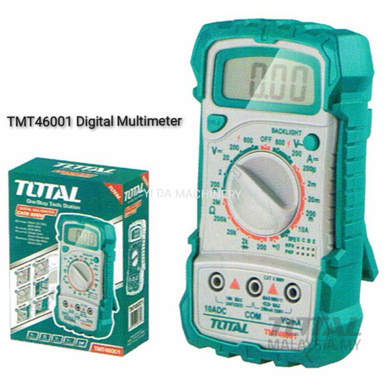 TOTAL TMT46001 Digital Multimeter | Shopee Malaysia