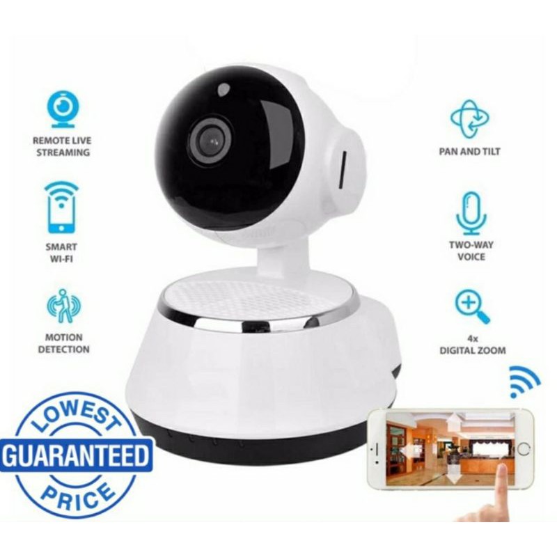 GOQ Q6 WiFi IP Security Camera CCTV Surveillance Cam 720P HD IR Night ...