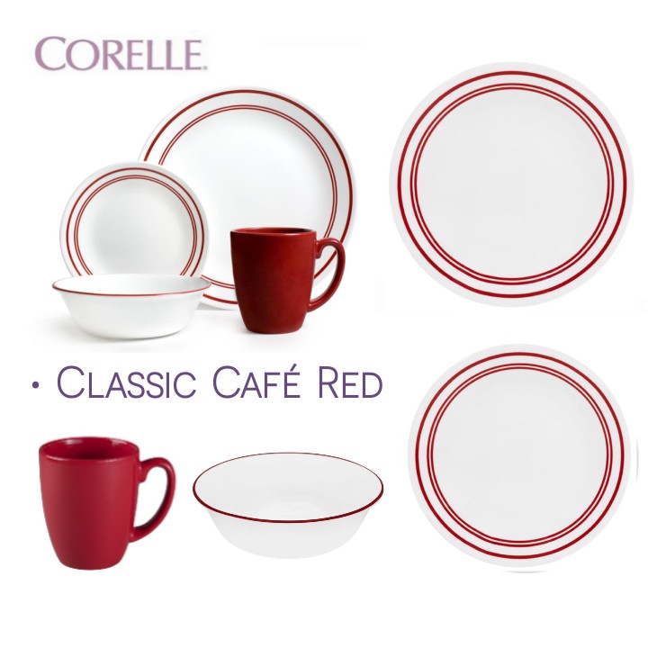 16PCS CORELLE LIVINGWARE DINNER SET/SET PINGGAN MANGKUK PIRING CAWAN ...