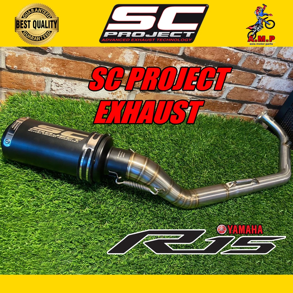 SC PROJECT EXHAUST FULL SET YAMAHA R15 MUFFLER R 15 MT15 MT 15 | Shopee ...