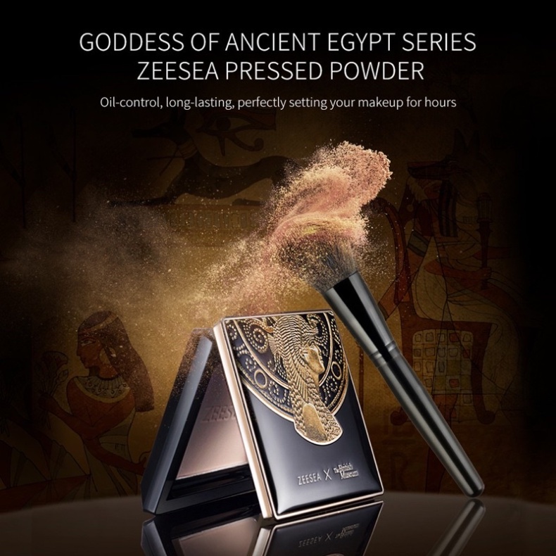 【limited time promotion】ZEESEA British Museum Face Powder Oil-control Compact Powder Pressed ...