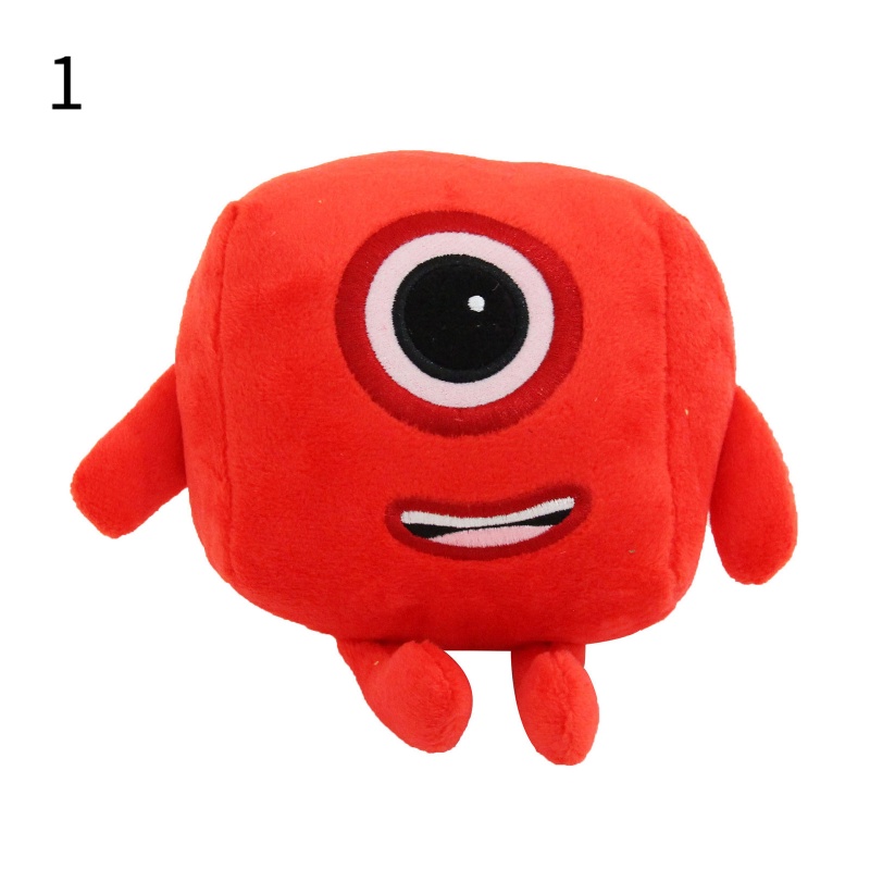 Numberblocks Plush Toy Cartoon Stuffed Numbers Dolls Math Enlightenment ...