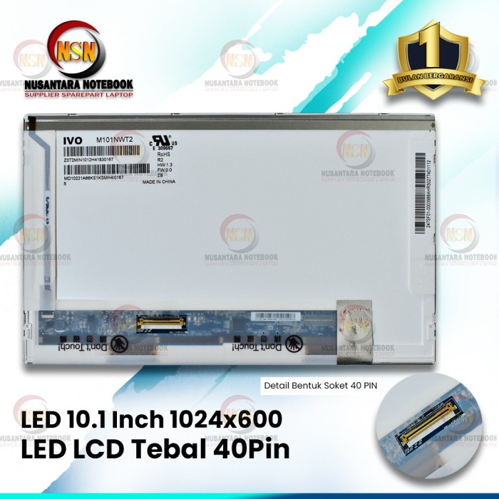 LAYAR Lcd LED Screen 10.1 Standard Acer Toshiba HP Axioo | Shopee Malaysia