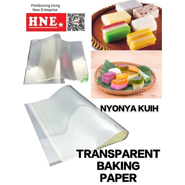 ⭐ READY STOCK ⭐ BAKING TRANSPARENT GLASS PAPER/NYONYA KUIH BAKING GLASS ...