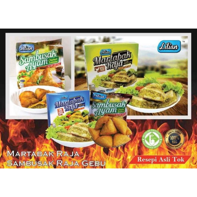 Martabak Raja & Sambusak Raja (Samosa) Brand:Lilian | Shopee Malaysia