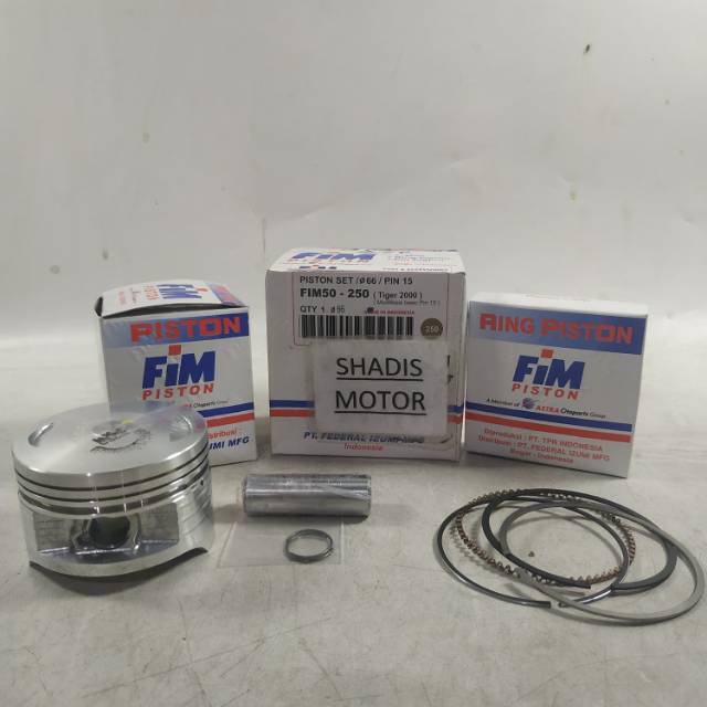 Piston FIM Code 50 Oversize 250 Diameter 66 Pin 15 Tiger Motorcycle ...