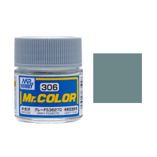 Mr. Hobby-Mr. Color-C306 Gray FS36270 Semi-Gloss (10ml) | Shopee Malaysia