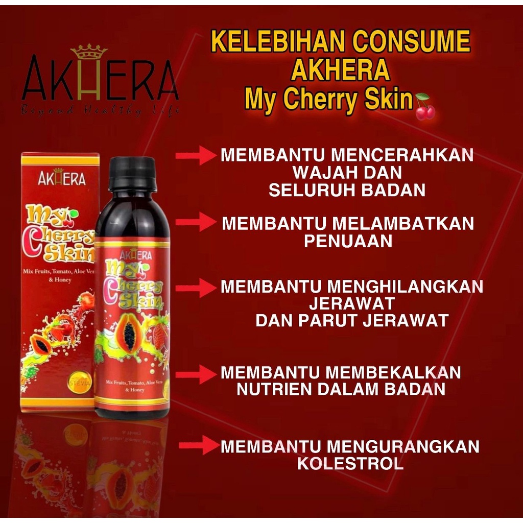 My Cherry Skin Original Mcs Cherry Skin Whitening Supplement Putih Satu ...