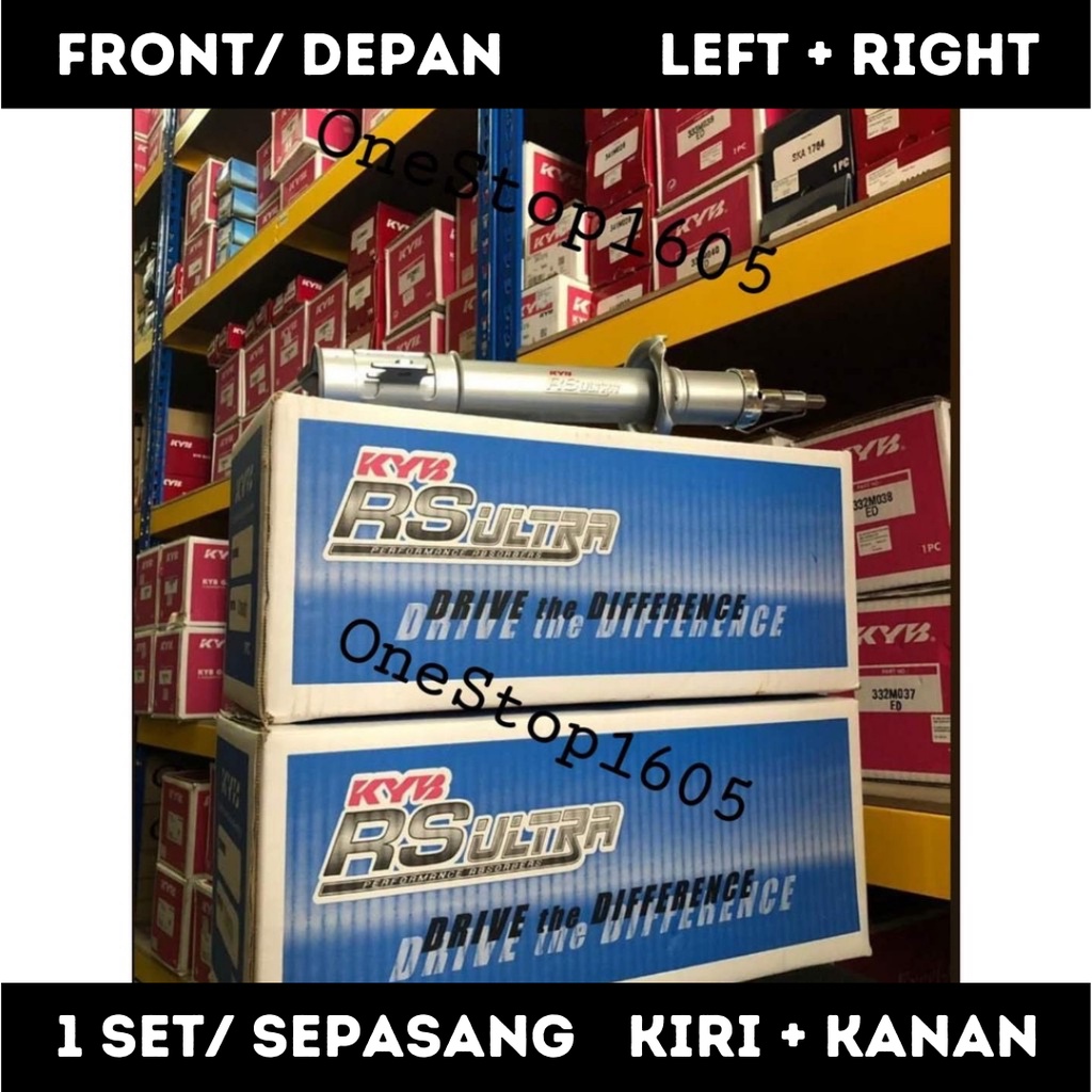 PERODUA MYVI OLD & MYVI LAGI BEST 1.3 1.5 2005-2017 FRONT DEPAN KYB KAYABA RS ULTRA ABSORBER ...