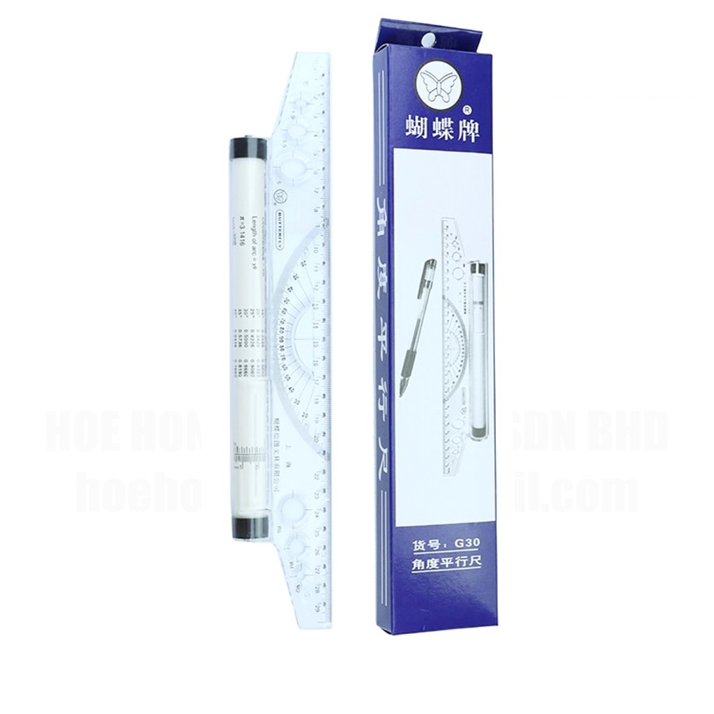 Butterfly Angle Protractor Round Scale Architect Illustrator Designer ...