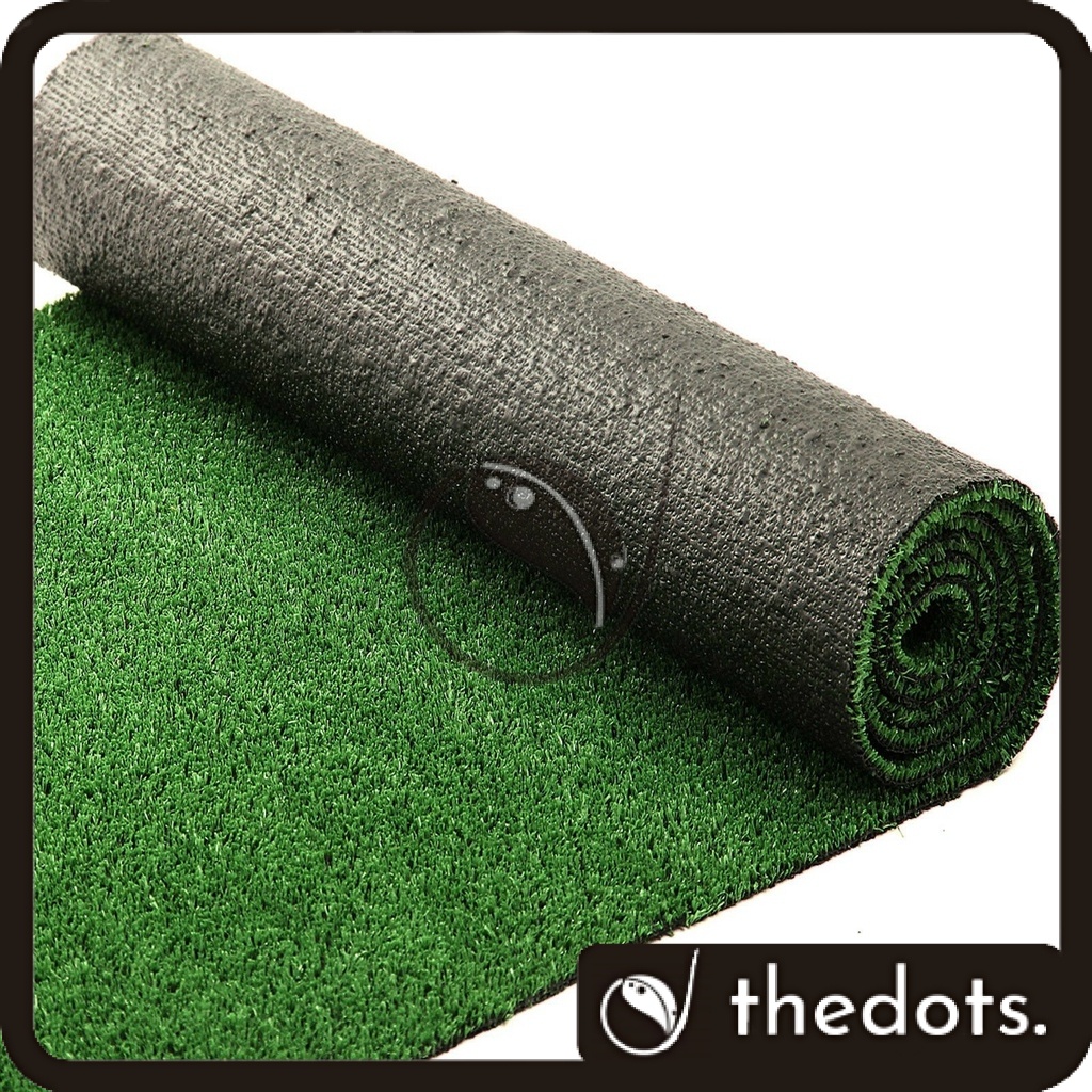 15MM Artificial Grass Natural Green Fake Grass Carpet (1M X 1M) RUMPUT TIRUAN GARDENING DECO ...