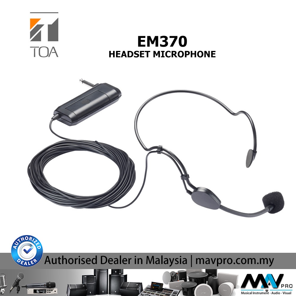 TOA EM370HS Mic Imam Headset Microphone | Shopee Malaysia