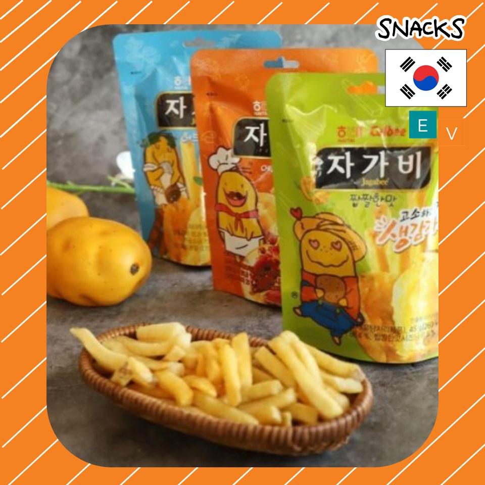 KOREAN Calbee Haitai Jagabee Potato Fries Potato Sticks Chip 45g | Shopee Malaysia