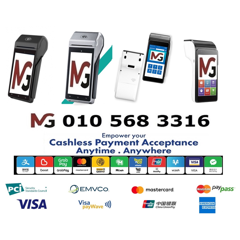 Mesin Kad PIN & Contactless Paywave [Merchant Credit Card Machine] ALL ...