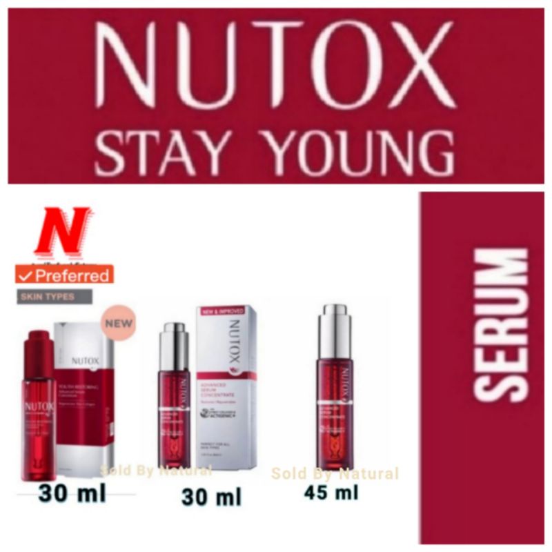 NUTOX Advanced Serum Concentrate 30ml (New Look) / 45ml | Shopee Malaysia