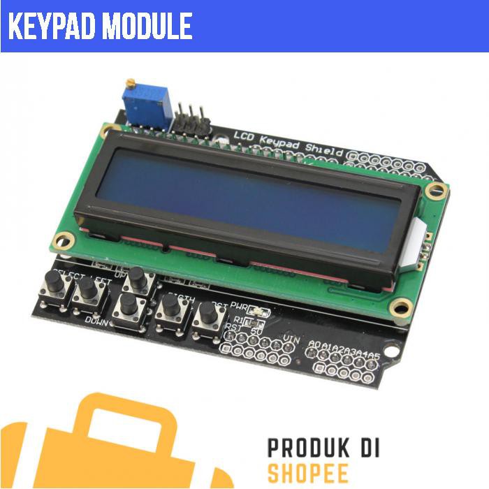 LCD Keypad Shield Robotic Arduino Rasberry | Shopee Malaysia