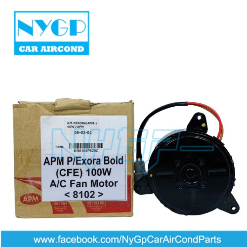🅰️ORIGINAL APM🅰️RADIATOR FAN MOTOR PROTON EXORA 100W TURBO BOLD NYGP ...