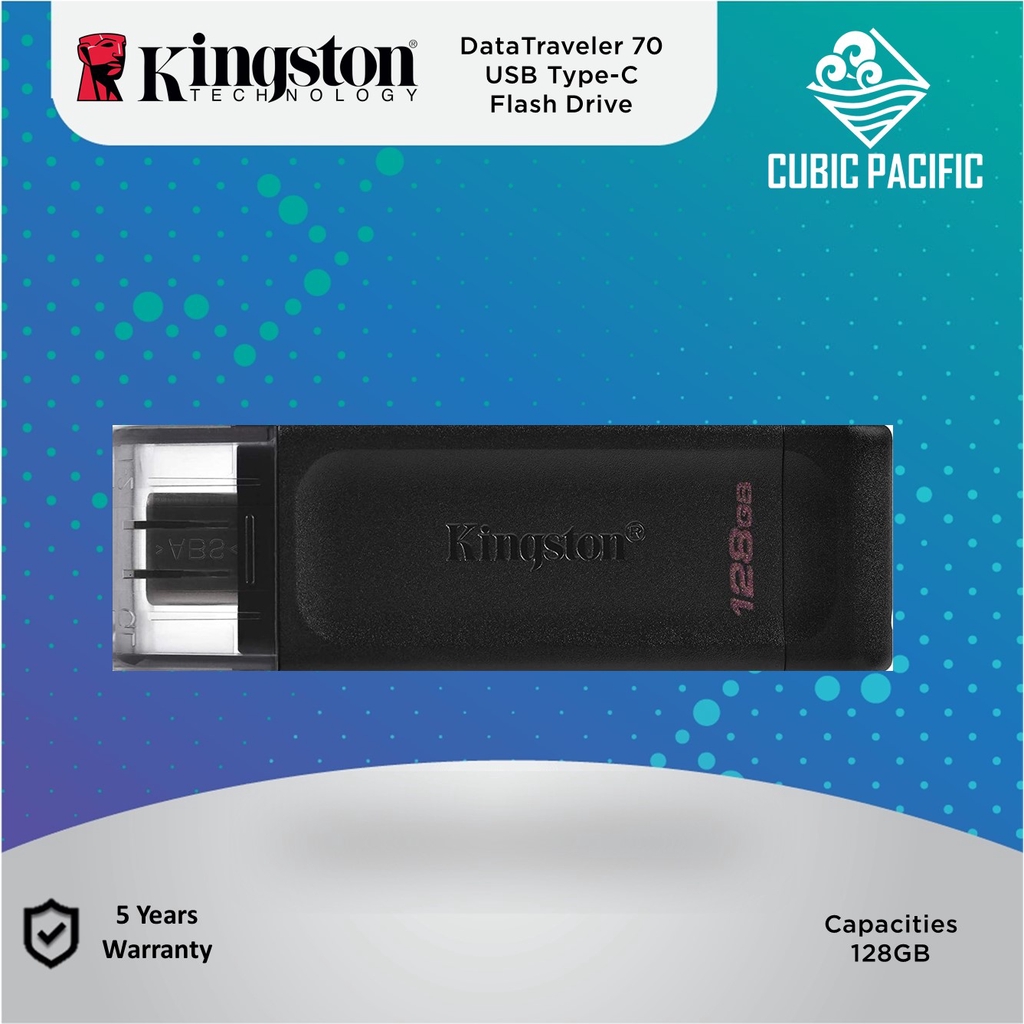 Kingston DataTraveler 70 DT70 USB-C Flash Drive TYPE-C (128GB/64GB/32GB) | Shopee Malaysia