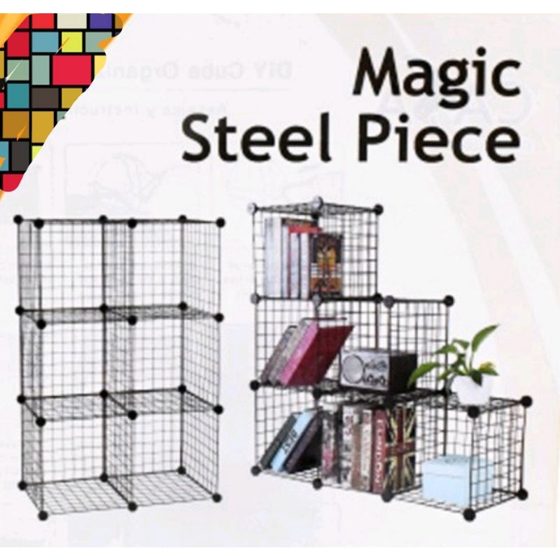 DIY Metal Cube Steel Magic Pieces Free Connectors | Shopee Malaysia
