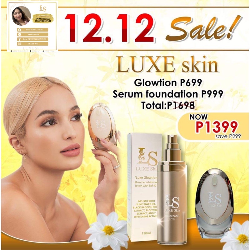 Luxe Skin Serum Foundation + Glowtion Package | Shopee Malaysia