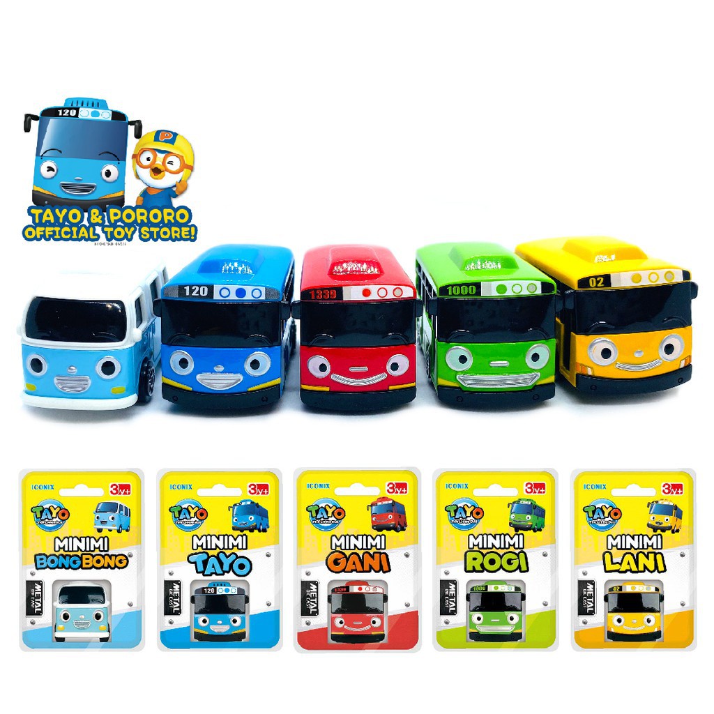 Tayo Bus Die Cast Minimi Toy Bus Collection For Kids Toys For Children ...