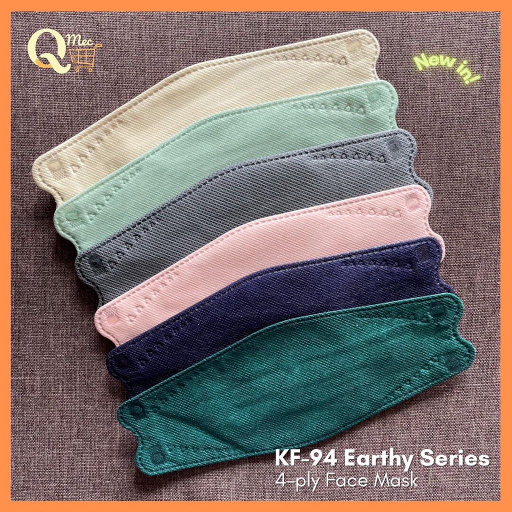🐯 KF94 EARTHY SERIES 4-PLY FACE MASK | 10/20PCS | INDIVIDUAL PACK ...