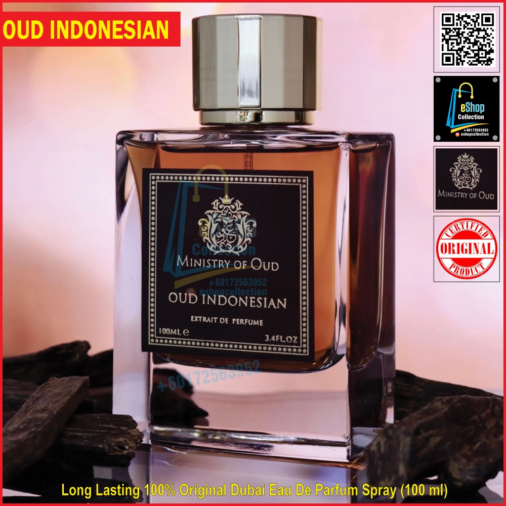 OUD INDONESIAN Ministry of Oud for women and men 100ml | Shopee Malaysia