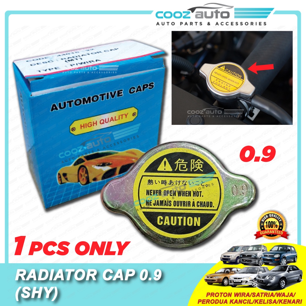 Radiator Cap 0.9 Proton Wira Satria Waja Perodua Kancil Kenari Kelisa ...