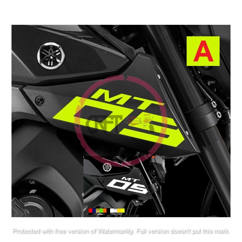 CFS403 2X pcs Yamaha 09 Logo MT07 / MT09 / MT15 / MT25 Radiator side ...