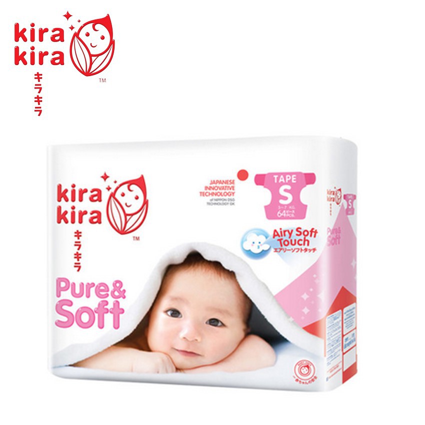 Kira Kira Pure & Soft Tape Jumbo Pack NB72/S64 (3 Packs) | Shopee Malaysia