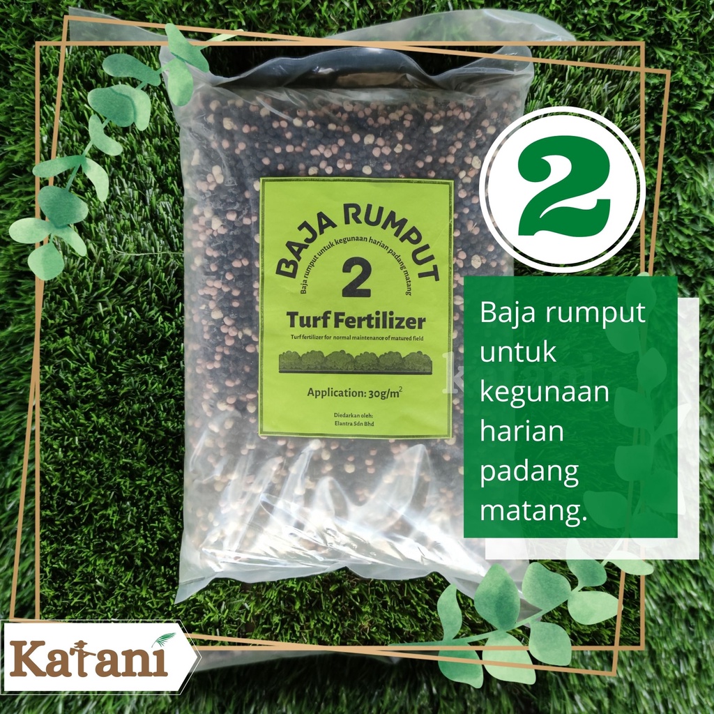 2kg - Baja Rumput / Turf Fertilizer / Baja dirumus khas untuk rumput ...