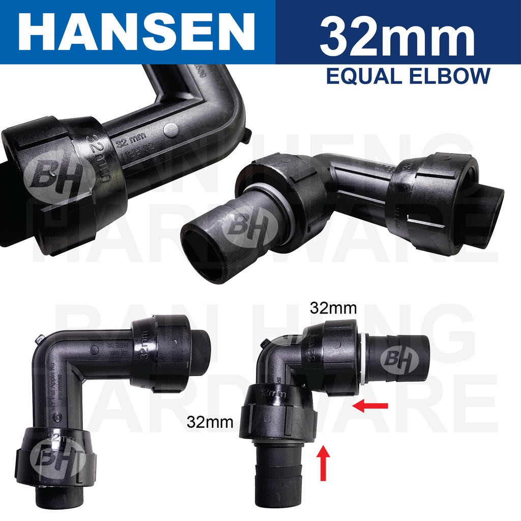 Hansen Fitting Elbow,Tee,Socket,Coupling,Tank Connector / Poly Fitting ...