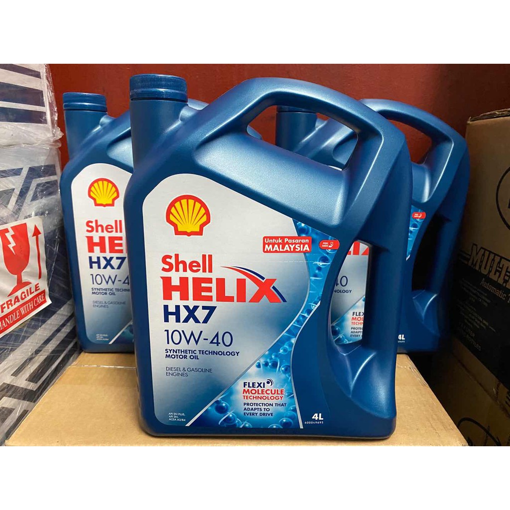 Shell Helix HX7 10W40 4L Semi Synthetic (Untuk Pasaran Malaysia ...