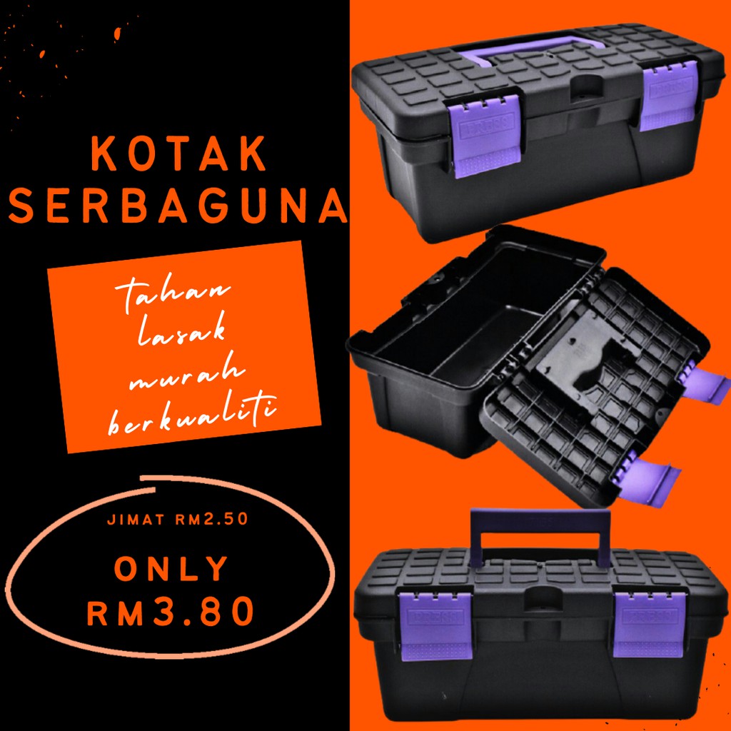 READY STOCK KOTAK BARANG SERBAGUNA MINI MAGIC TOOLBOX KOTAK ALAT ...
