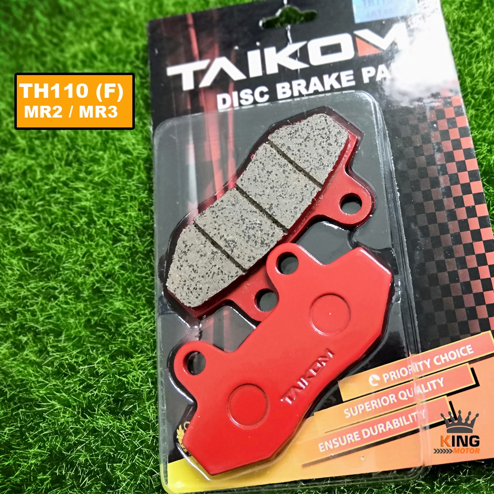 TAIKOM DISC PAD FRONT TH110 / MR2 / MR3 | Shopee Malaysia