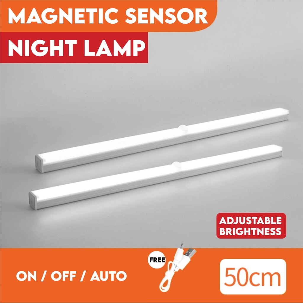 READYSTOCK Rechargeable Motion Sensor Night Light Wireless Body ...