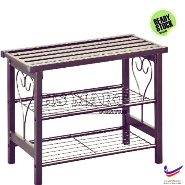 SHOE RACK IRON/Rack Kasut Besi Kukuh | Shopee Malaysia