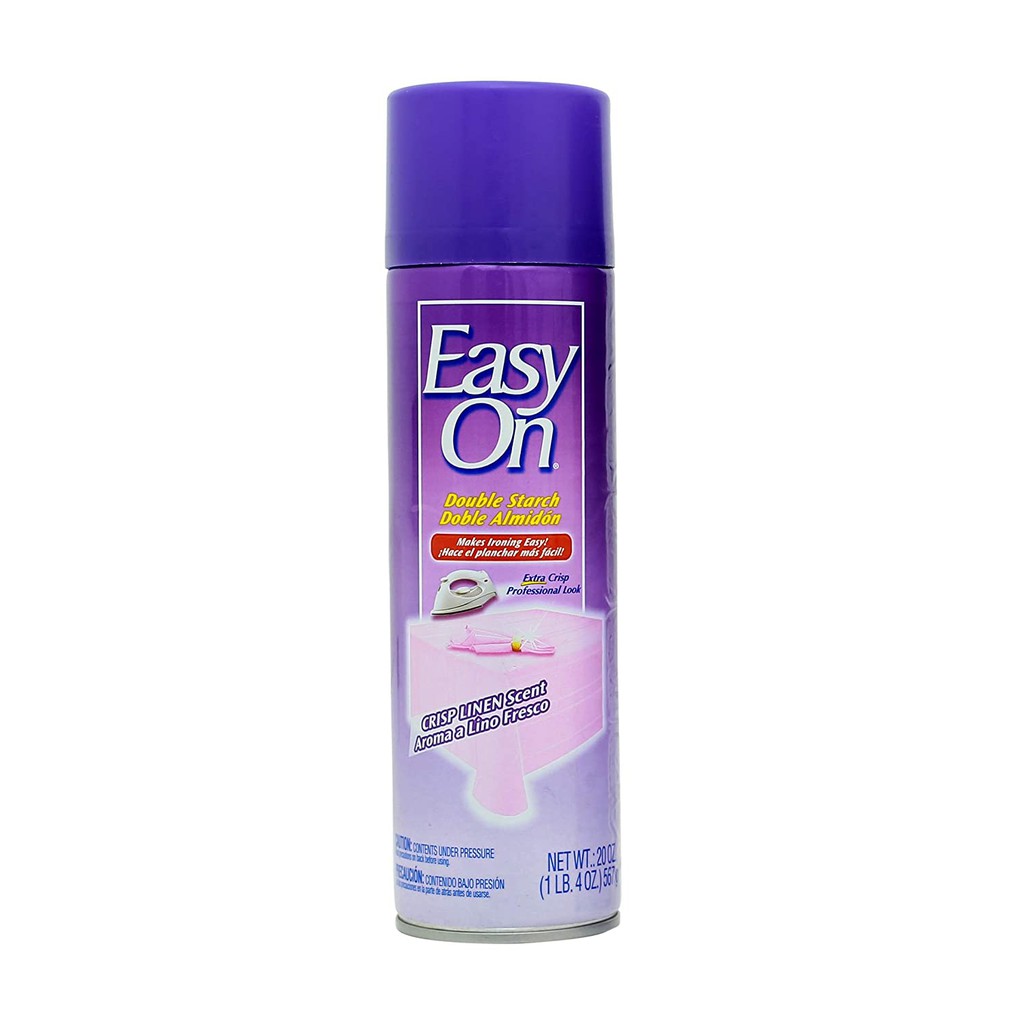 EASY ON Ironing Aid 567g - 20oz (Double Starch) | Shopee Malaysia
