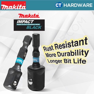 MAKITA E-FORM IMPACT BLACK SOCKET ADAPTOR 3/8" | 1/2" X 50MM | 1/4 ...