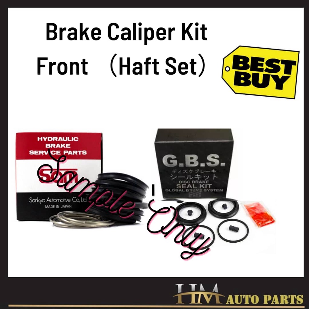 Front Disc Brake Caliper Rebuild/Repair Kit PW810652X Proton Exora (No ...