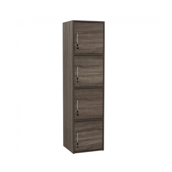 CONY 4 Door Cabinet With Lock Office Cabinet Locker Cabinet Bookcase ...