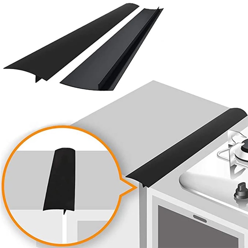 Silicone Kitchen Stove Counter Gap Cover/ Heat Resistant Gaps Filler ...