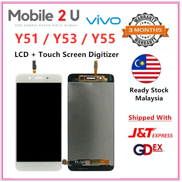 Vivo Y51 / Y53 / y55 Compatible OEM Lcd + Touch Screen Digitizer Sparepart Fullset | Shopee Malaysia