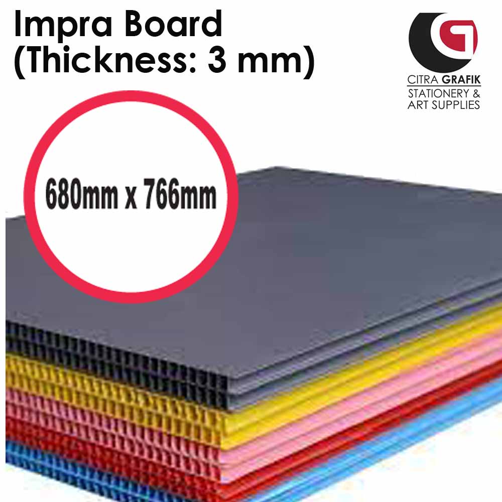 Impra Board | Corrugated Board | Straw Board 680mm X 766mm | A3 | A4 ...