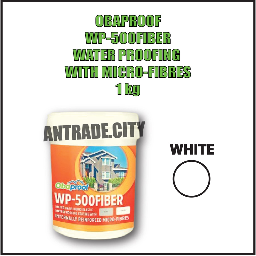 OBAPROOF OBA-500Fiber (1KG) Waterproofing Coating with Internally ...