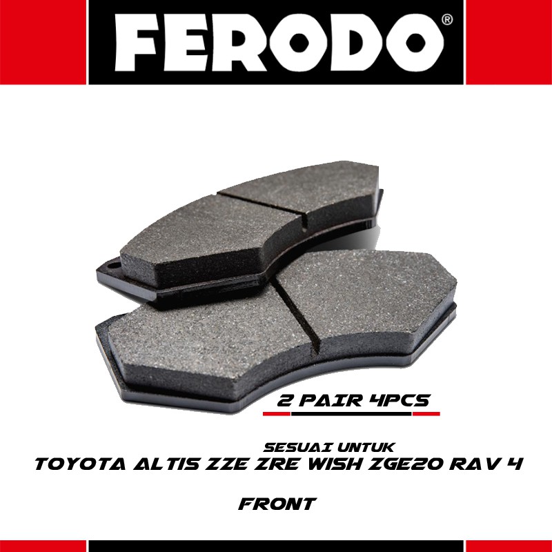 FERODO FRONT BRAKE PAD Toyota Altis ZZE ZRE Wish ZGE20 RAV 4 SPM ...