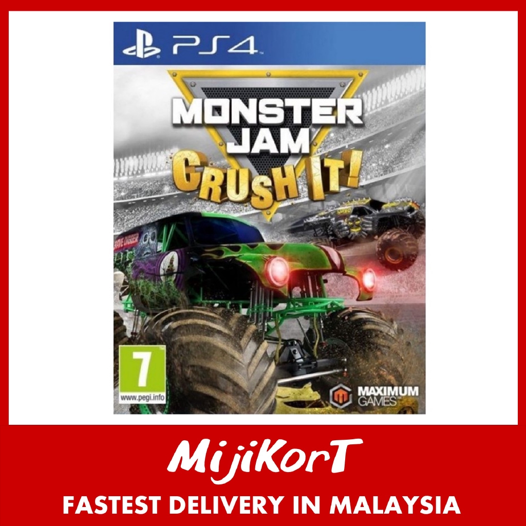 PS4 Monster Jam Crush It R2 (NEW) | Shopee Malaysia