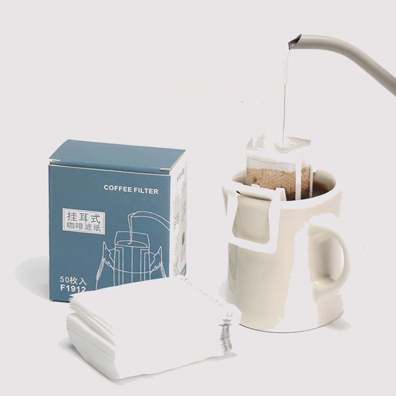 Doorstep Disposable Drip Coffee Filter Hanging Cup (50 Pcs) | Shopee ...