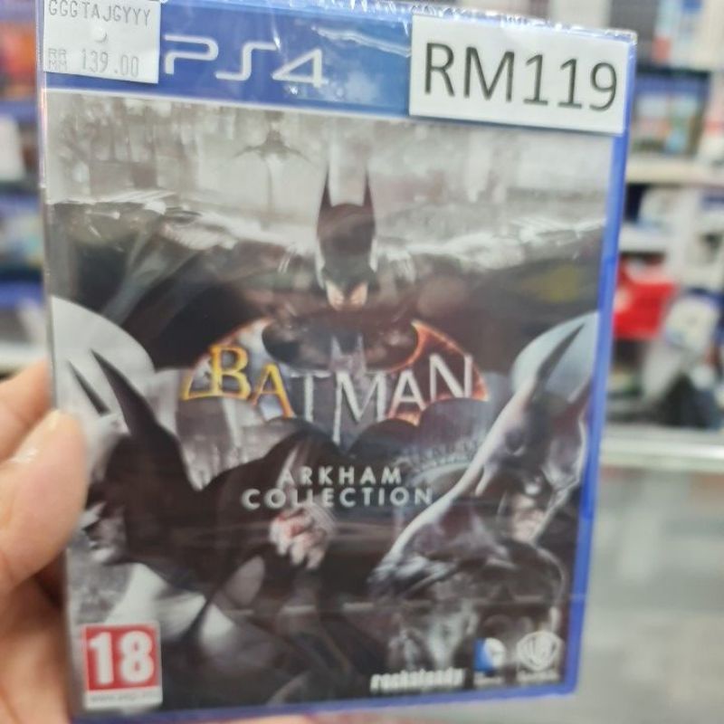 ps4 BATMAN arkham collection english r2 new and sealed rm119 same as in ...