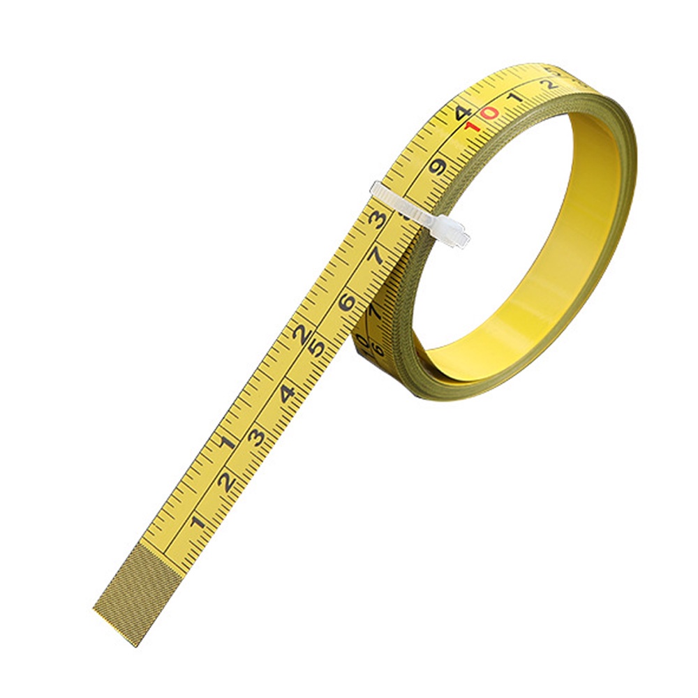 Self-Adhesive Measuring Tape Steel Workbench Ruler with Double Scale mm ...